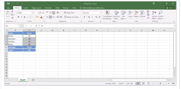 Excel 2010 Knowledge Check